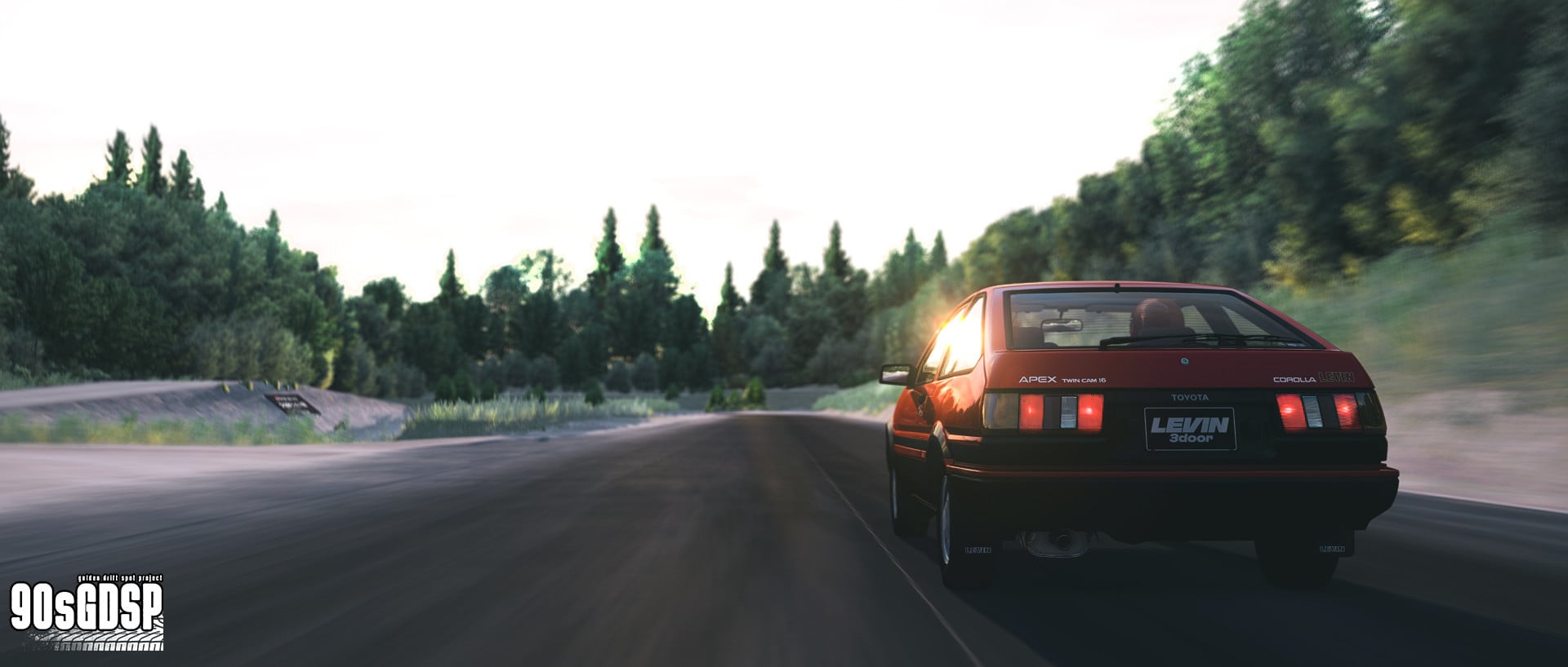 90's Golden Drift Spot Project - SUNRISE CIRCUIT (Tsukuruma Circuit ...