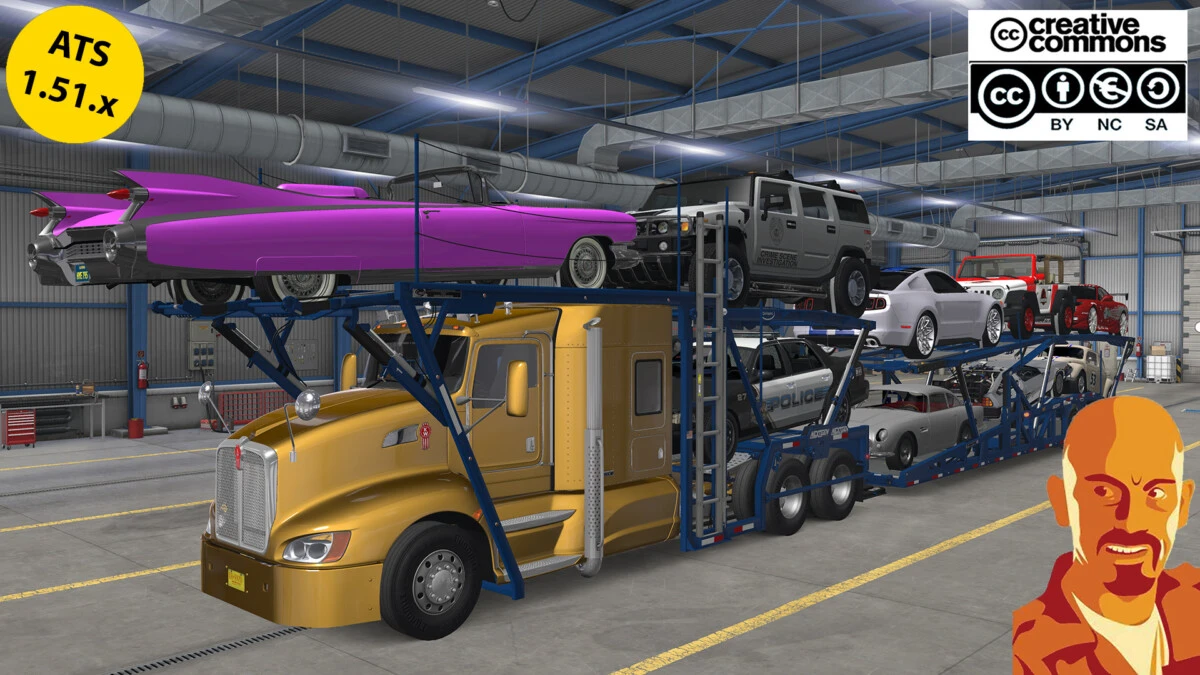 Kenworth T660 Car Hauler v2.0 - ATS