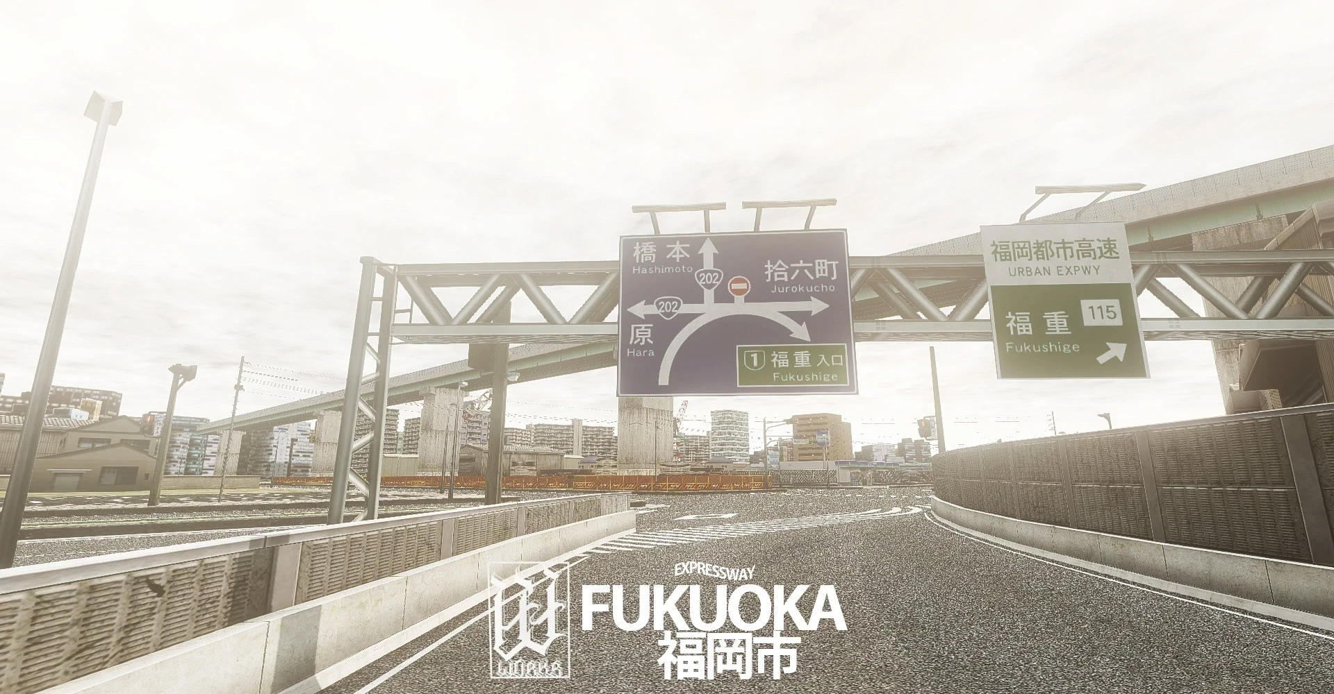 FA Fukuoka Urban Expressway Reupload - BeamNG.drive