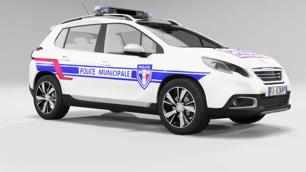 Peugeot 2008 (A94) 2013 Police 1.2 - BeamNG.drive