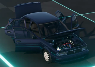 Download Nissan Tsuru 2010 - BeamNG.drive - ModLand.net