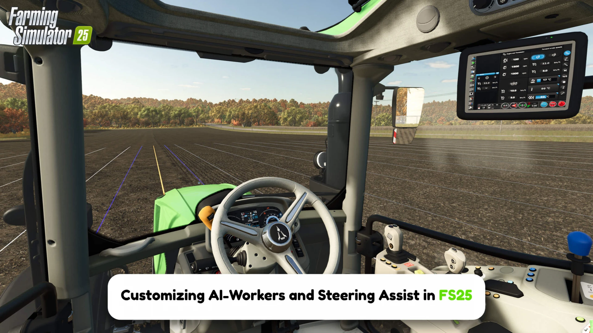 AI Workers and Steering Assist in FS25: Explanation of settings - FS25