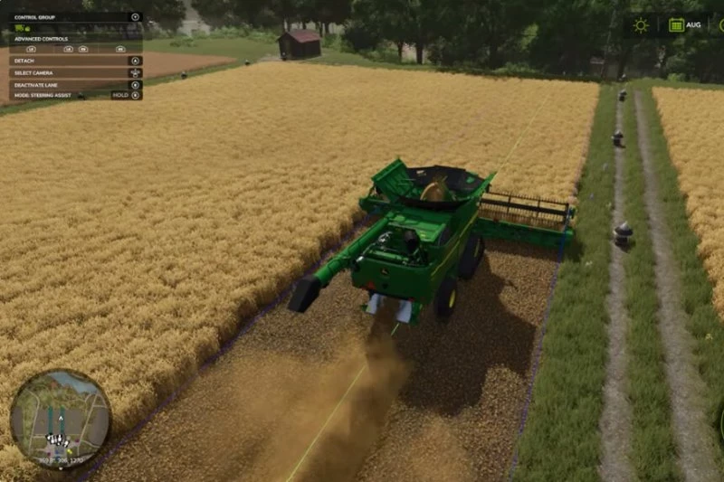 FS25 Collect Straw At Missions v 1.0 - FS25