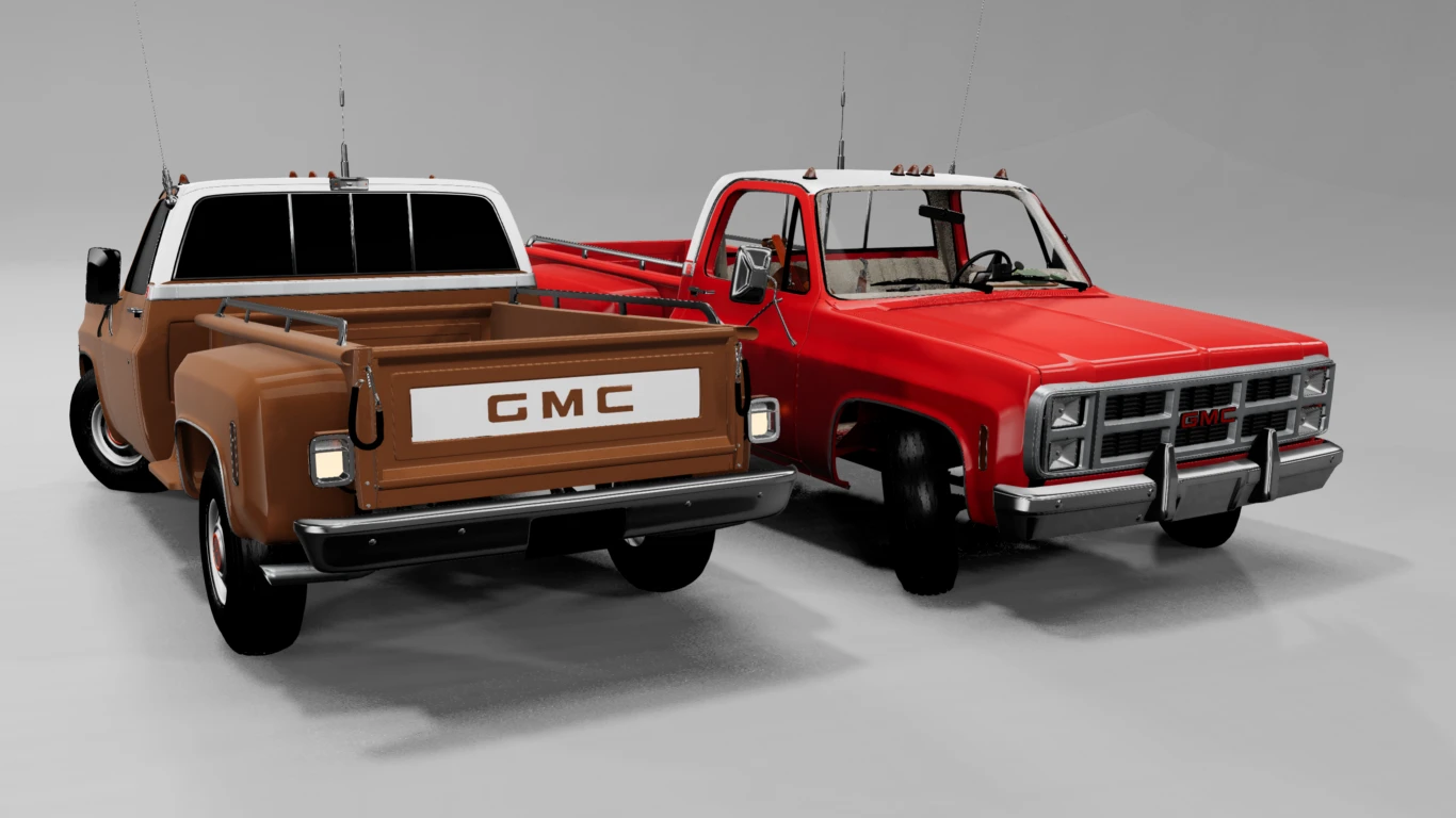 GMC SIERRA (old school) Updated - BeamNG.drive