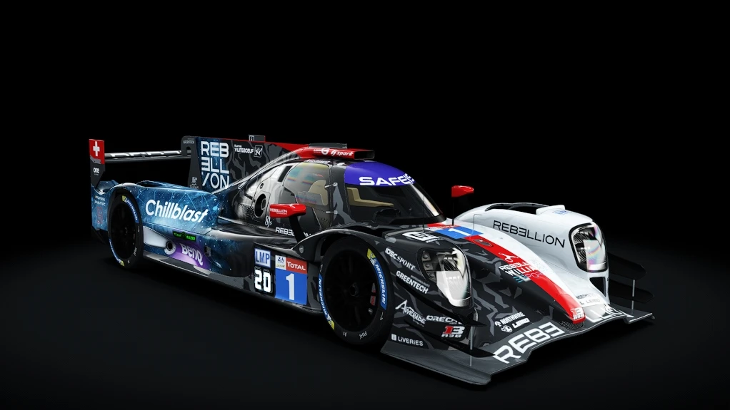 Oreca 07 LMP2 Le Mans Virtual Series 1.0.1 - Assetto Corsa