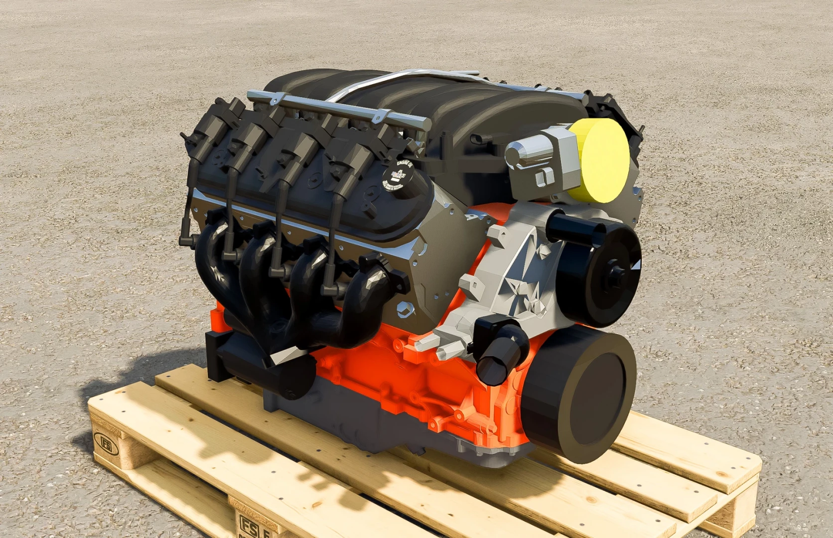 FS25 Lizard LS7 Engine v 1.0 - FS25