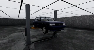 Two post Lift New - BeamNG.drive