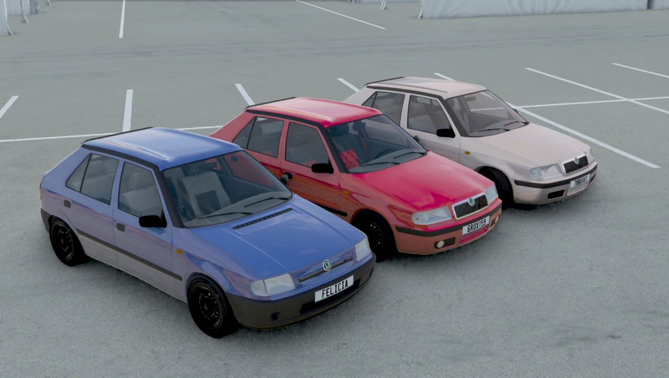 Škoda Felicia 0.33.x - BeamNG.drive