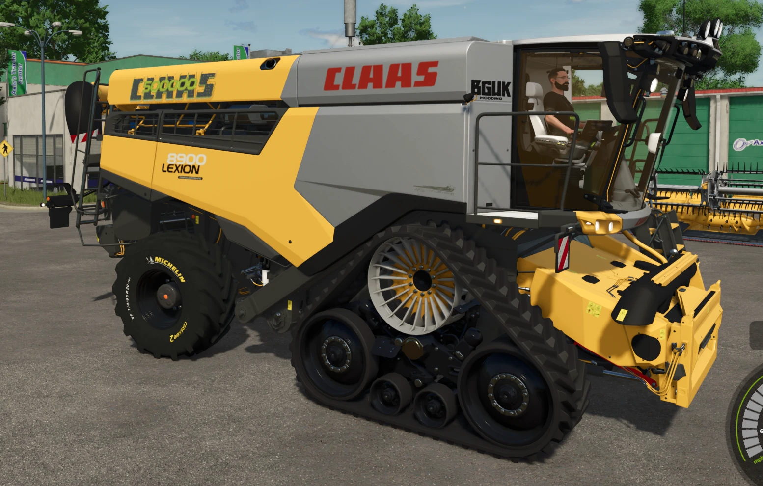 BGUK CUSTOM CLAAS LEXION 8900 / 8800 4.5.2 - FS25