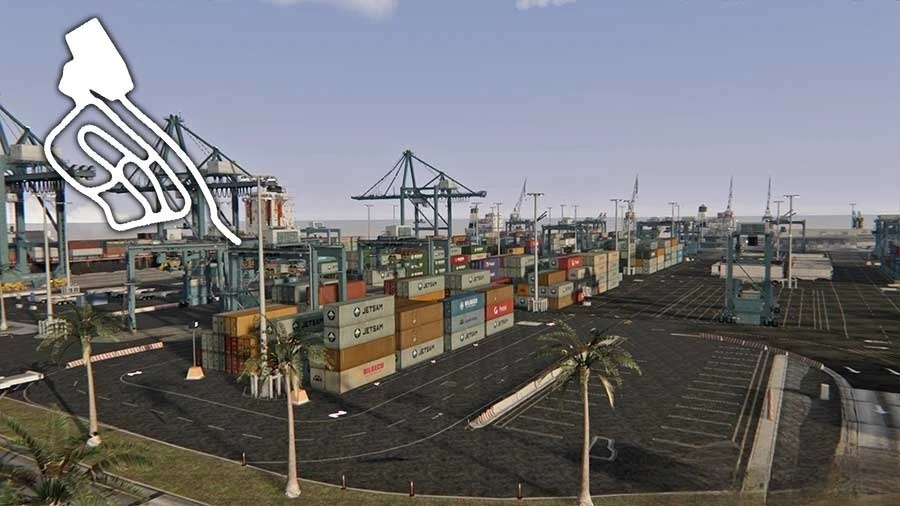 GTA 5 Jetsam Terminal v1.0 - Assetto Corsa