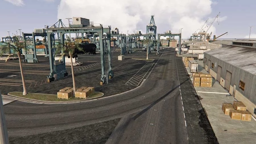 GTA 5 Jetsam Terminal v1.0 - Assetto Corsa