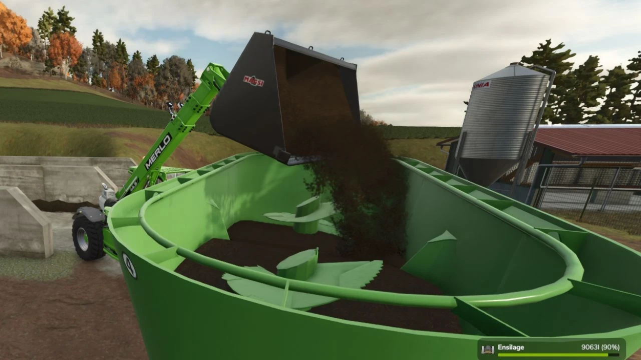 Telehandler bucket 10000L - FS25