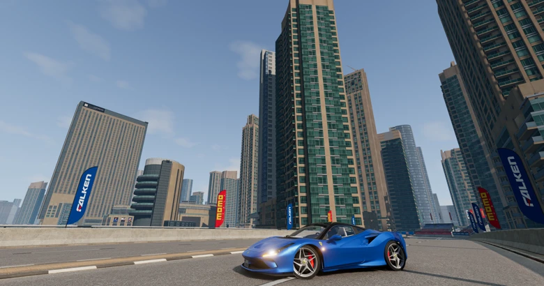 Dubai Street Circuit Free - BeamNG.drive