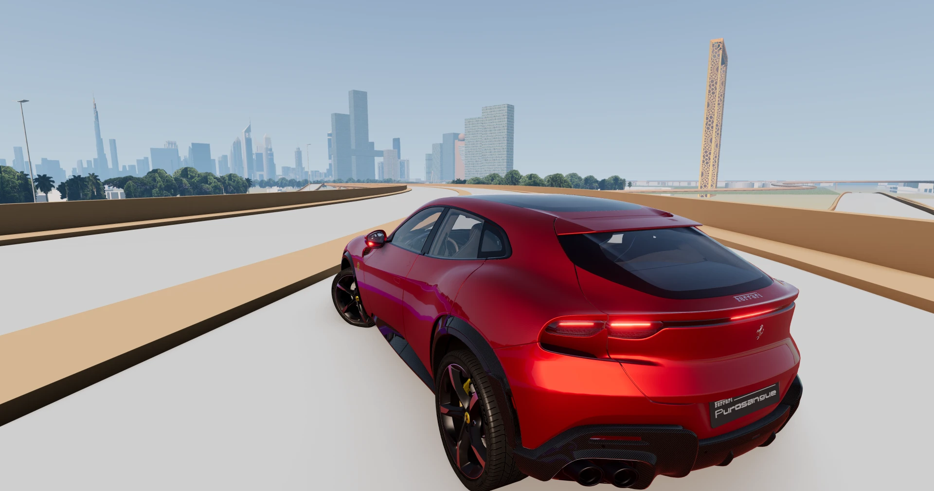 E11 Dubai Sheikh Zayed Road ( Big map ) 0.34 - BeamNG.drive