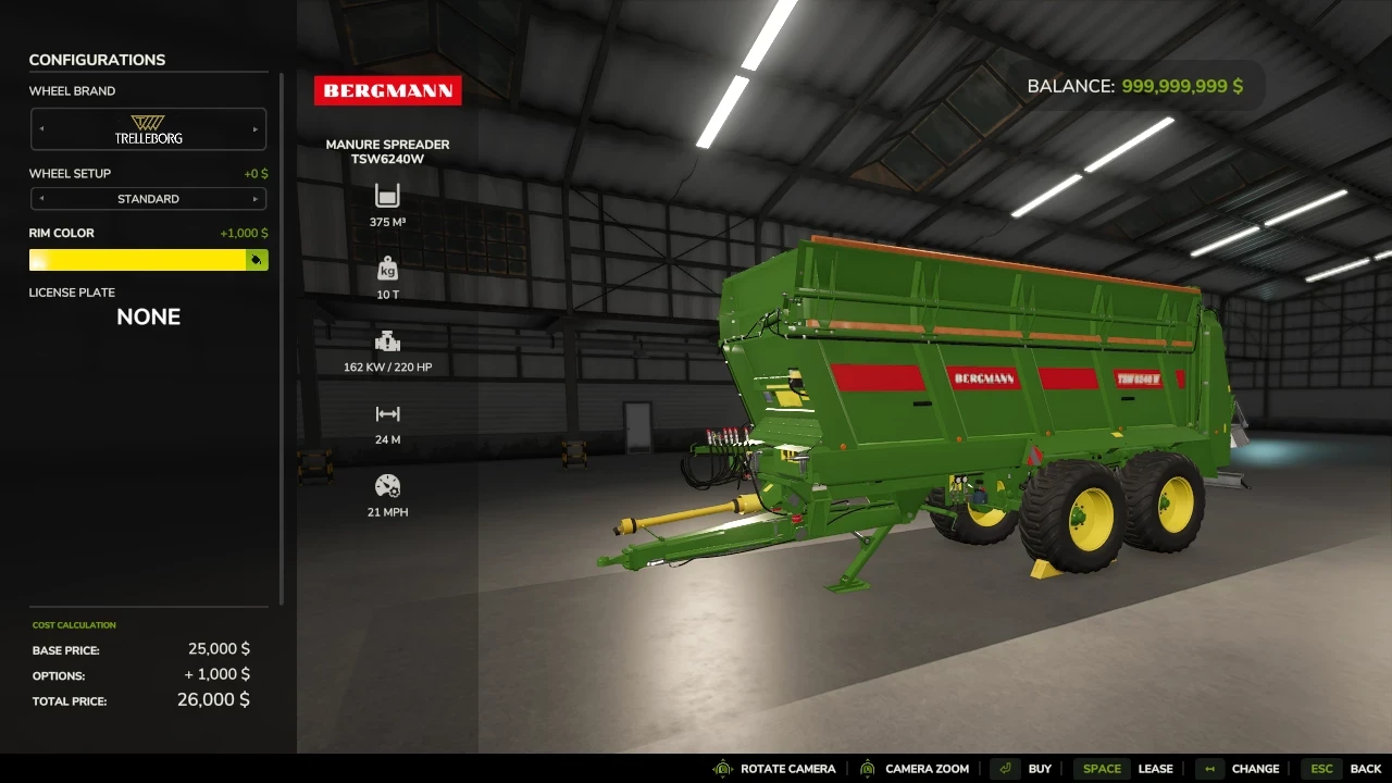 FS25 Manure Spreader TSW6240W v 1.0 - FS25