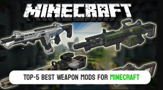 Top-5 best Weapon Mods for Minecraft - Minecraft