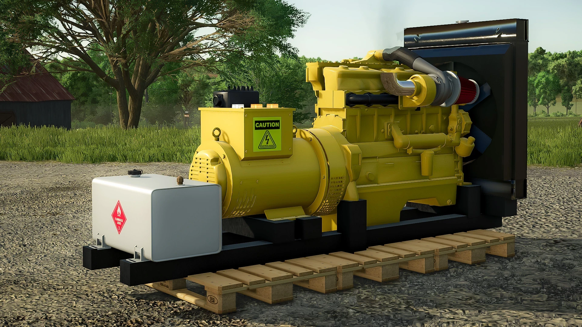 FS25 CAT 3406B Generator 1.0 - FS25